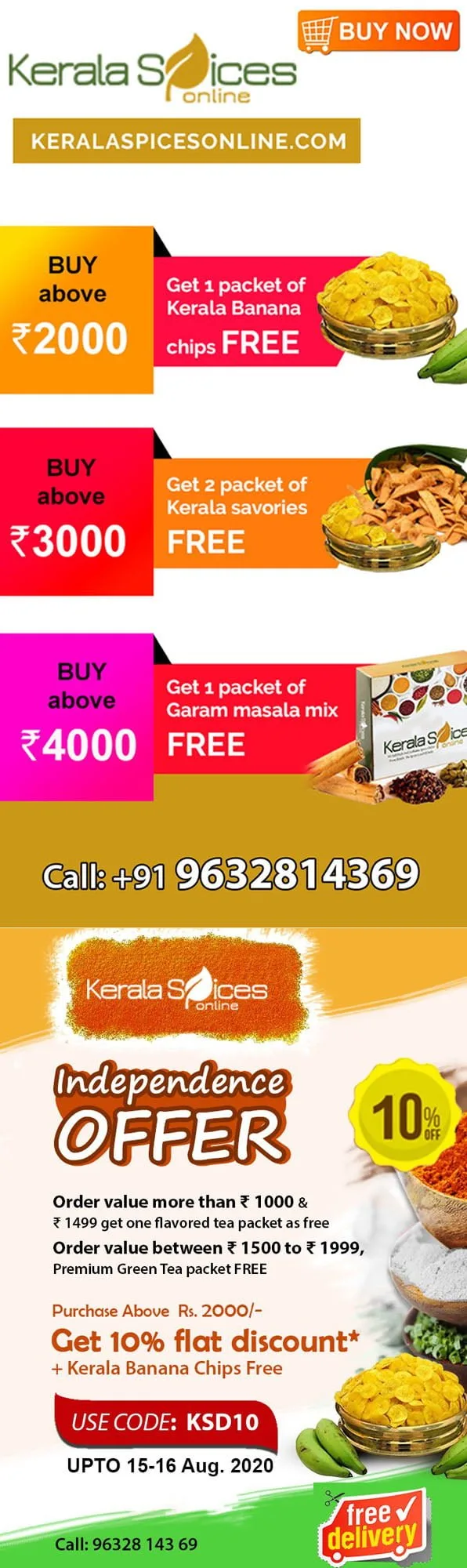 add-offer - Kerala Spices