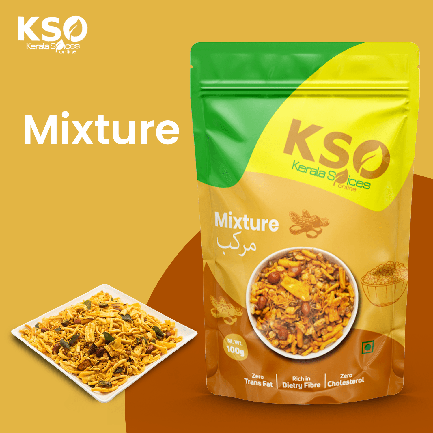 Authentic Kerala Mixture-200gm - Kerala Spices