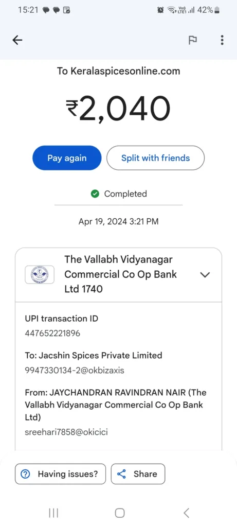 Screenshot_20240419_152144_GPay - Kerala Spices